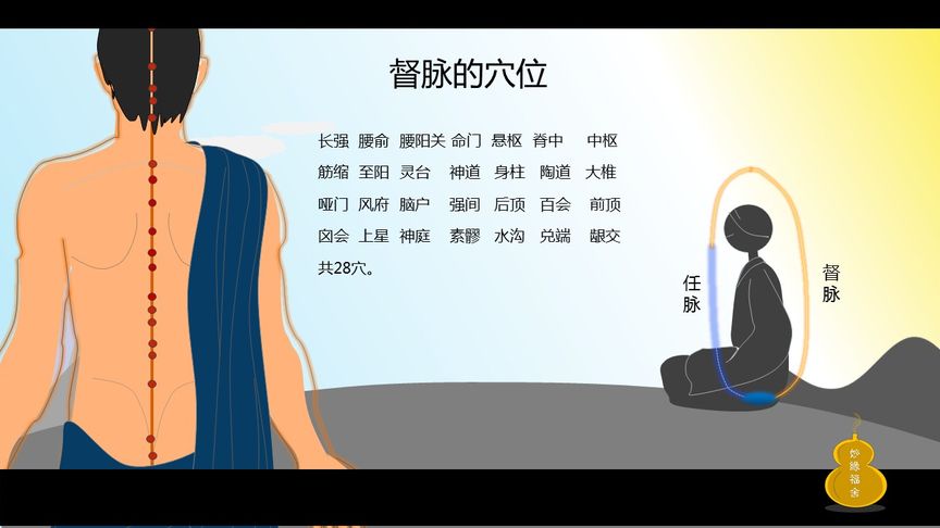 中医经络穴位全脑速记:督脉穴位的记忆