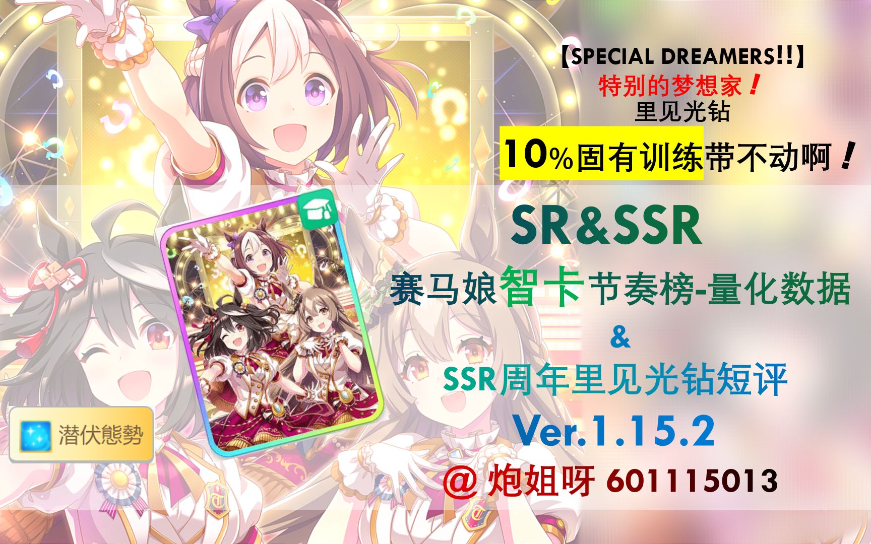 【赛马娘】贫民宇宙卡组拼图?智卡节奏榜数据可视化(Ver1.15.2)至...