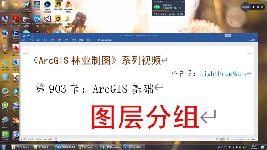 #《ArcGIS林业制图》903、ArcGIS基础_图层分组