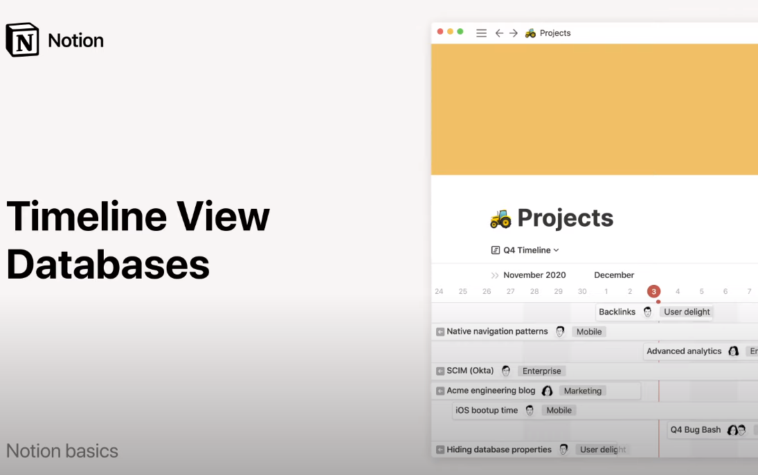 Notion教程:能在notion上实现的功能 完整共12集