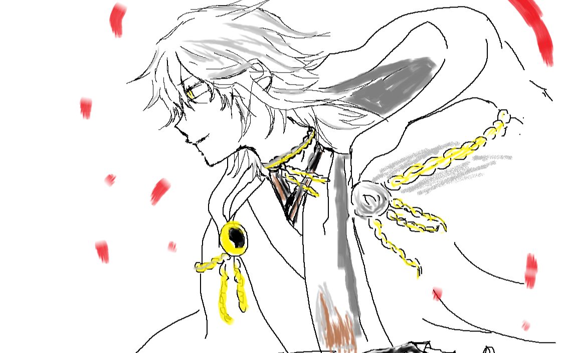 【九】鼠标绘画使用电脑自带的画图软件话鹤丸