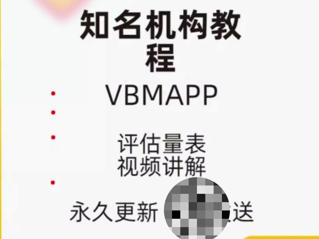 vbmapp评估量表孤独症自闭症语言发育迟缓测试表视频讲解康复师用