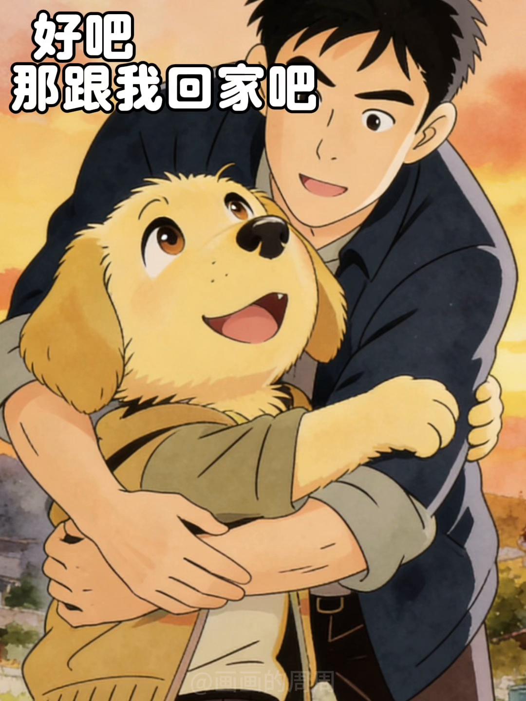 狗狗不小心掉井里了 男子把狗狗救了上来#狗狗 #感人故事 #画一个故事