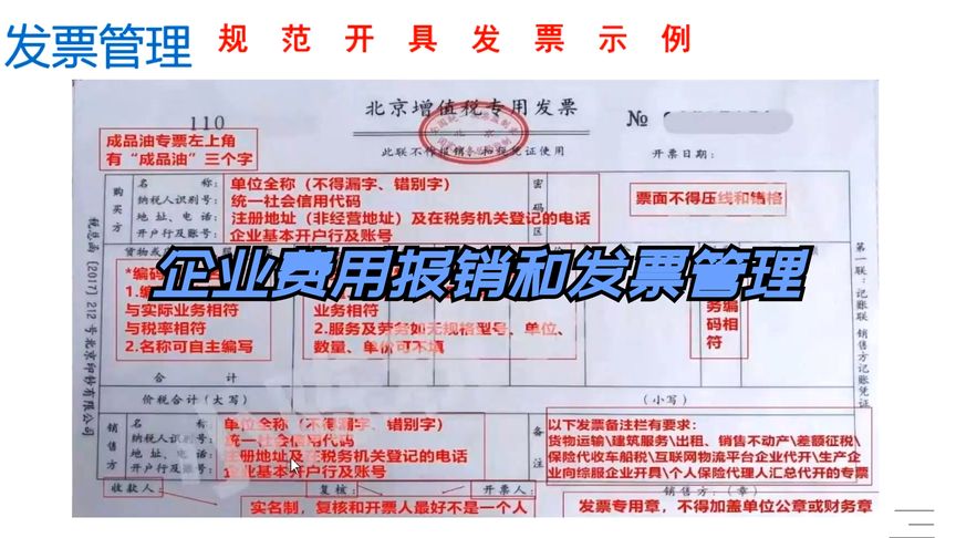 企业发票管理和费用报销 | 鲁艳 嘉诚信合