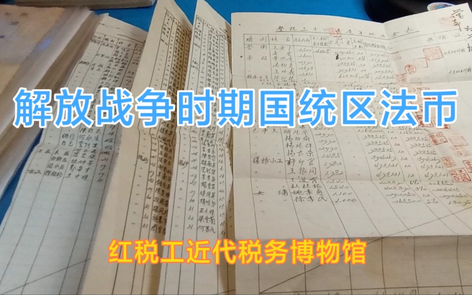 解放战争时期国统区的经济——税务博物馆