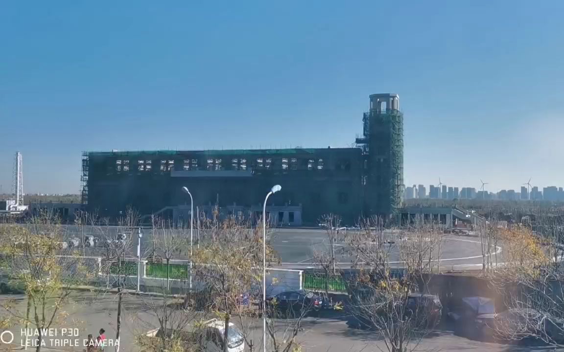 建设中的天津北塘国际学校20221115