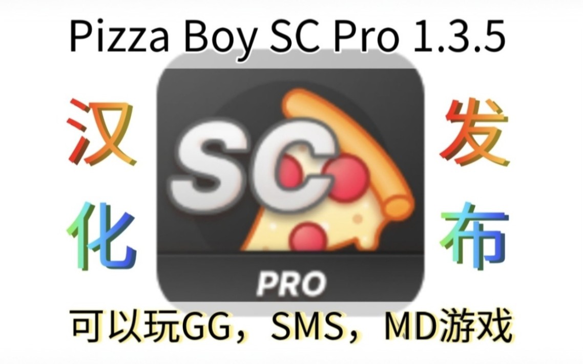 Pizza Boy SC Pro v1.3.5(GG,SMS。MD)模拟器汉化发布