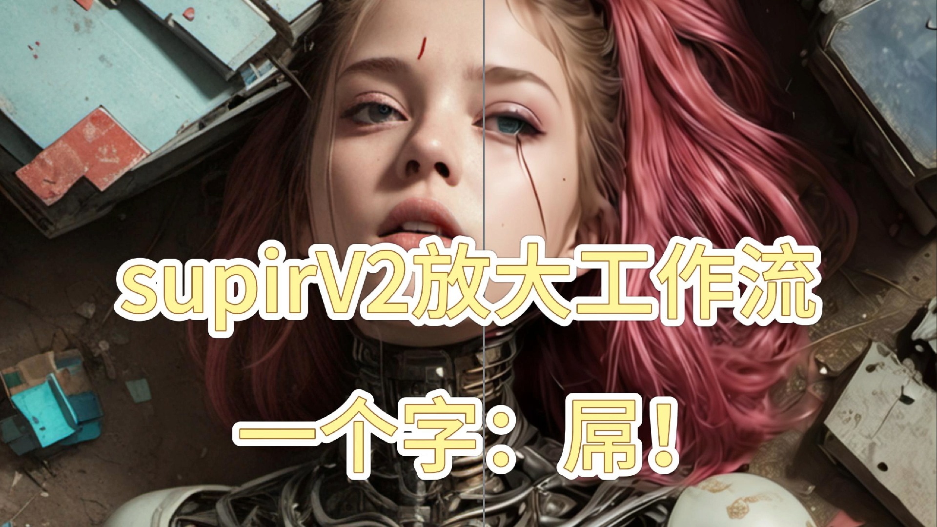 supirv2图像放大王者,新用法效果对比,网盘打包下载