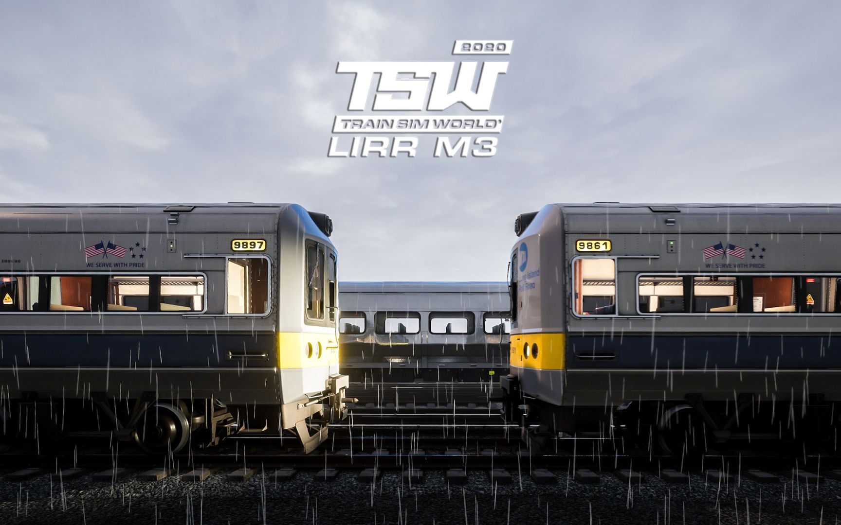 火车模拟世界 - LIRR M3 #2:在山坡设备维护场编组列车投入运营 | ...