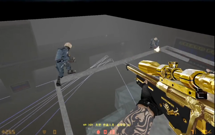 cs1.6纯净僵尸服 大地图打起来才带感