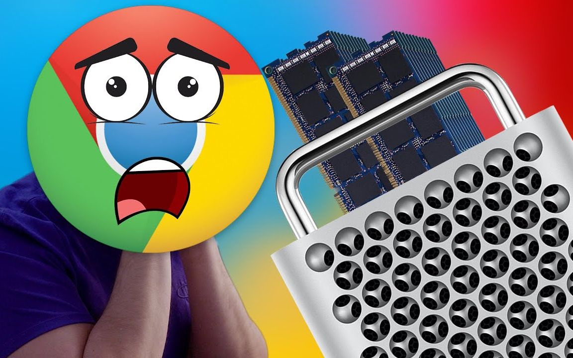 教你用完1.5T内存,Mac Pro 1.5TB内存VS谷歌浏览器6000标签页(外挂...