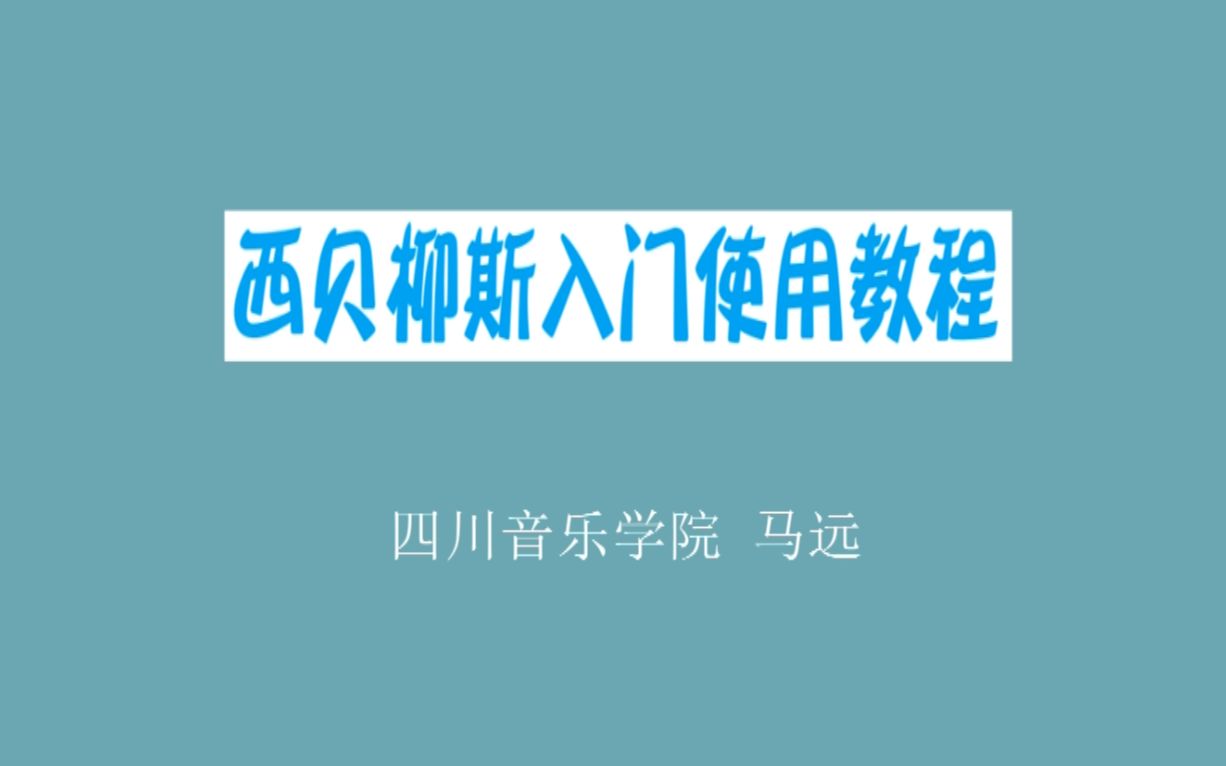 西贝柳斯入门使用教程 音符输入与小键盘的部分功能介绍