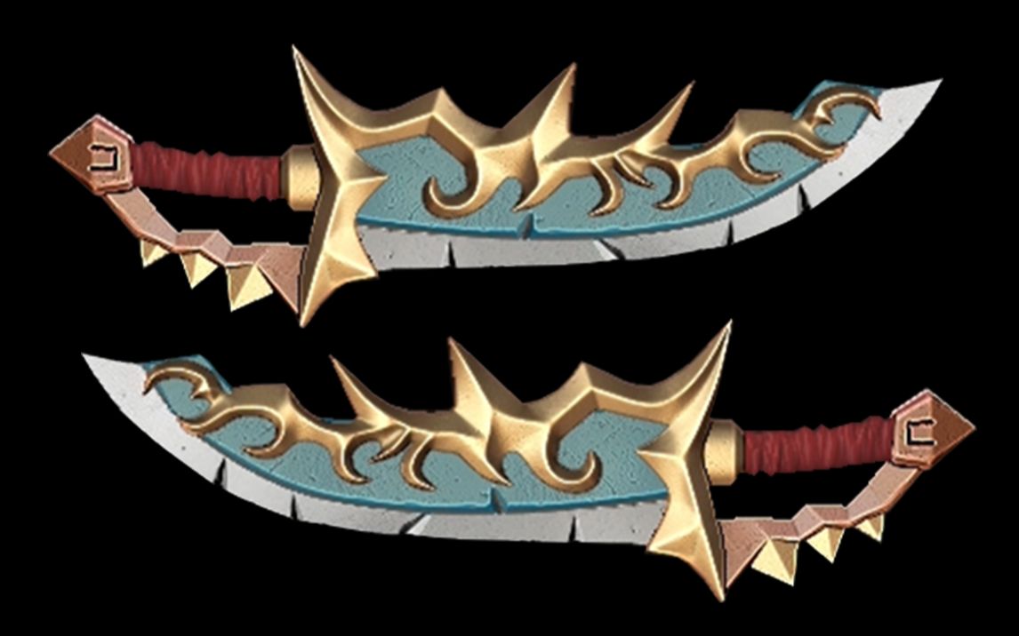 次世代武器教程:3D手绘建模风格刀剑 零基础如何有效入门游戏建模...