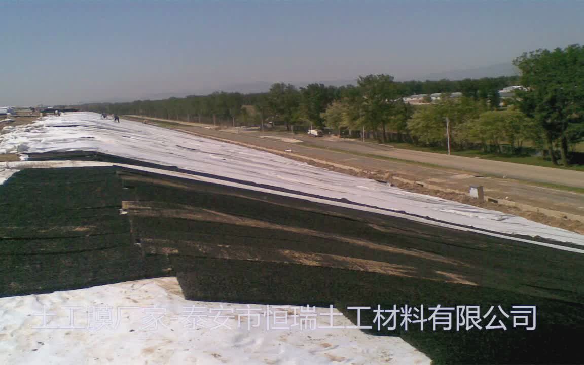 土工膜焊接机 HDPE防渗膜150丝厚防渗膜1.5mm