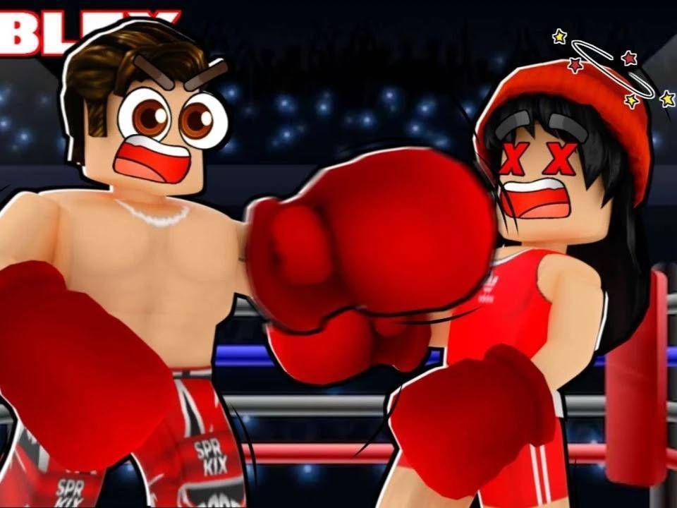 Roblox杀手模拟器:变身拳王一拳把杀手打晕! #我的游戏日常