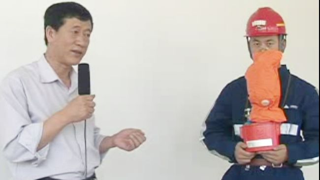 压缩氧自救器培训-献给需要的人