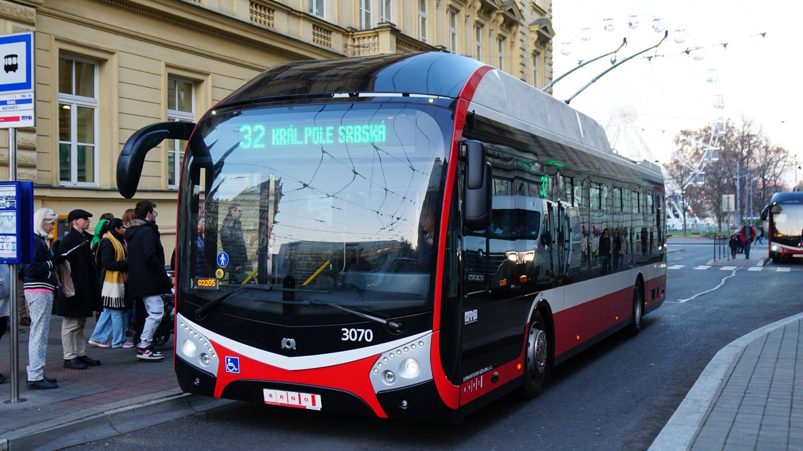 【2024年新无轨电车,但是没有辅源?!】捷克布尔诺32路SOR TNS 12型...