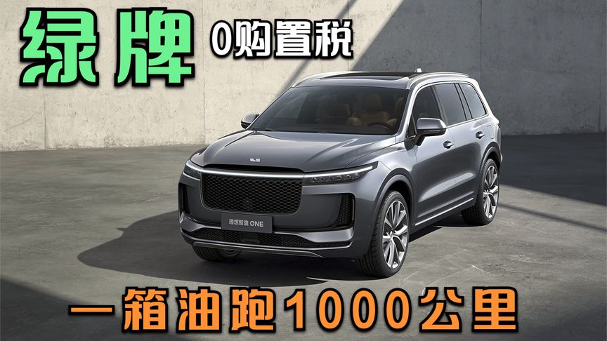 比宝马X3大一圈!没购置税能上绿牌,一口气能跑1000公里