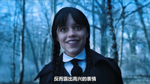 星期三10:亚当斯一家人剧集版,别人越痛苦,这个女孩越开心