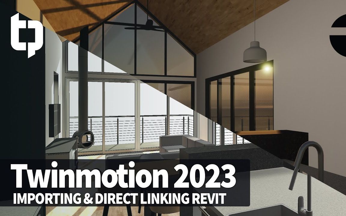 Twinmotion 2023 预览版2 导入已经同步Revit演示