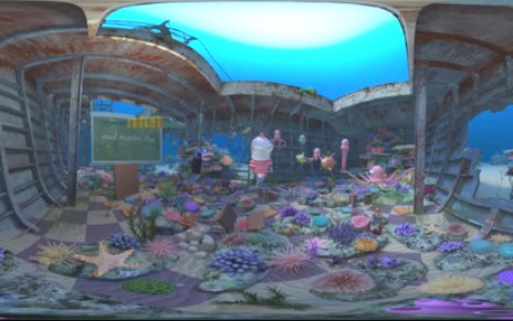 AR图书小鲨鱼的上学故事 Clark the Shark 还有海洋生物一起互动的...