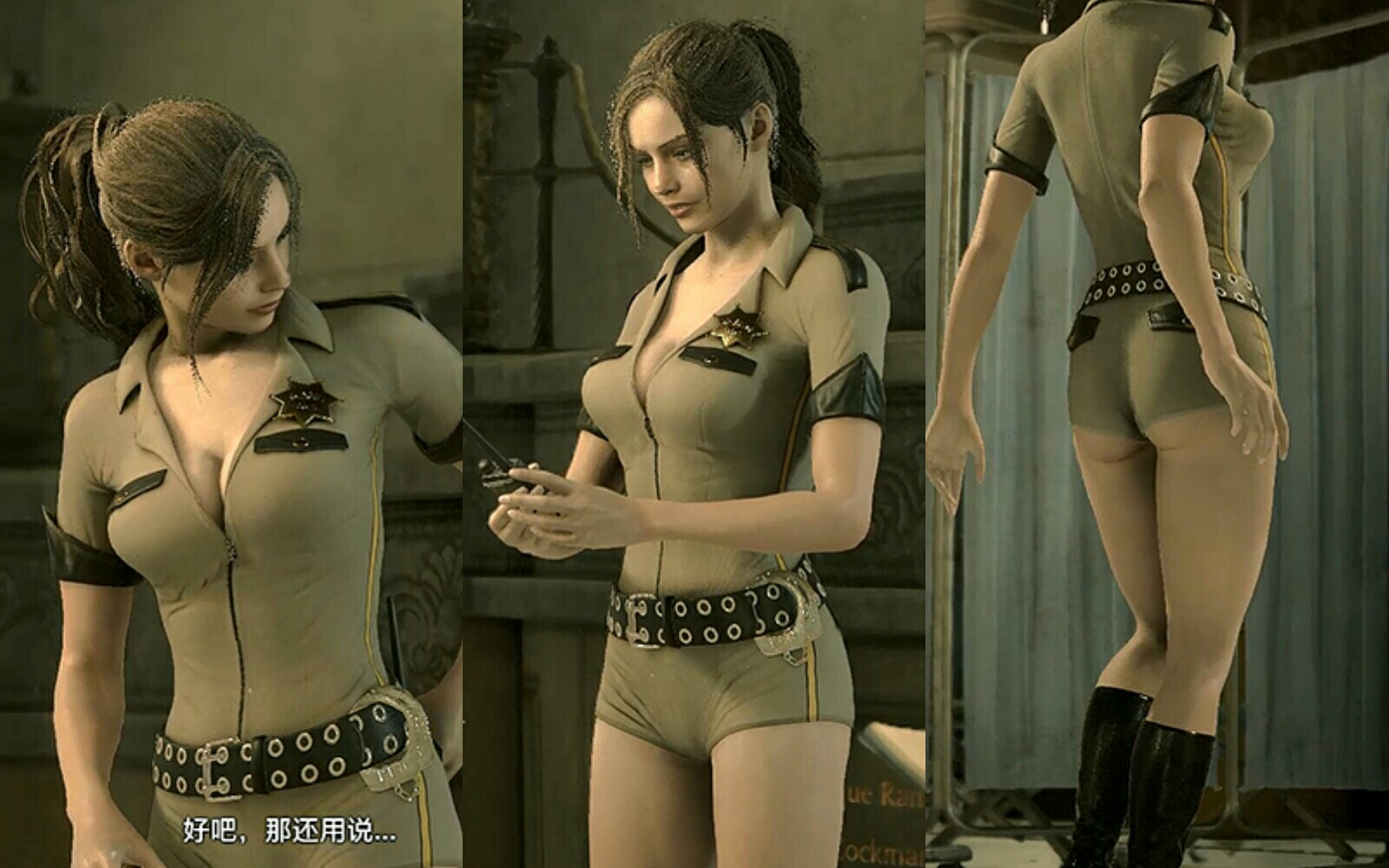 附下载《生化危机2重制版》性感超短裤mod