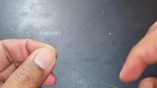 SC结快速绑前导线教程,快速简单抢鱼专用结