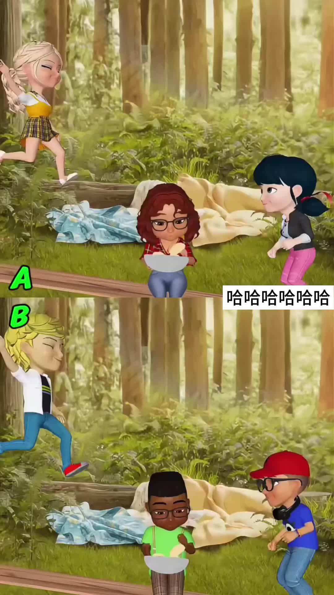 森林角色趣味切换