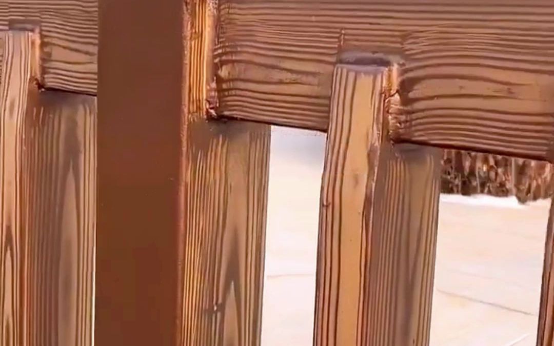 钢结构腻子墙木纹装饰