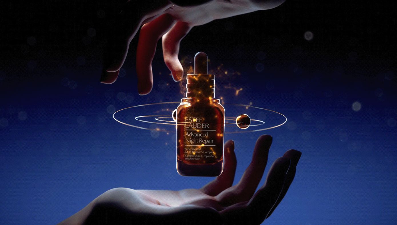 【动态视觉鉴赏】雅诗兰黛修护精华液商业广告动画宣传片,C4D美妆...