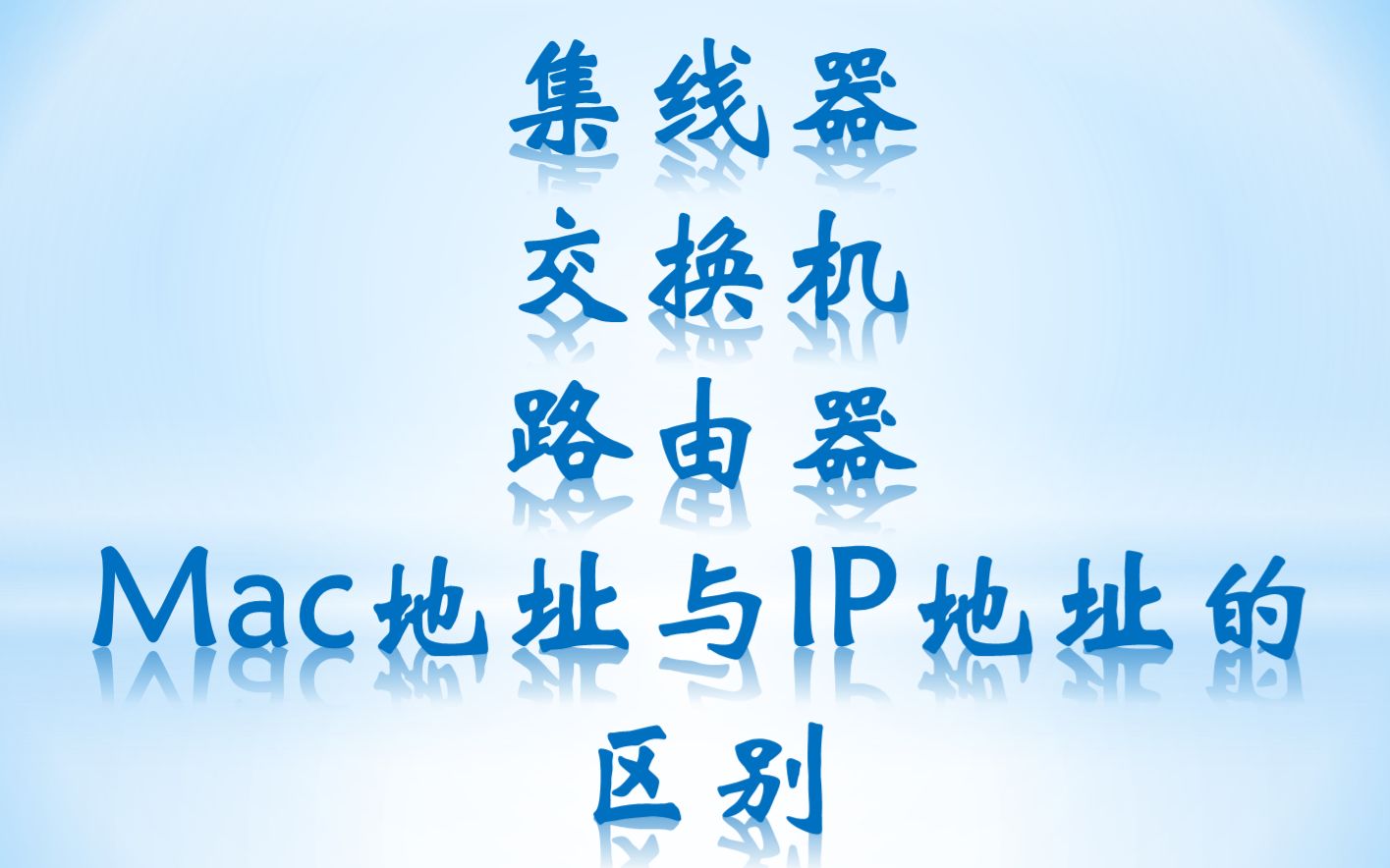 【山东专升本计算机】集线器,交换机,路由器,Mac地址与IP地址的区别