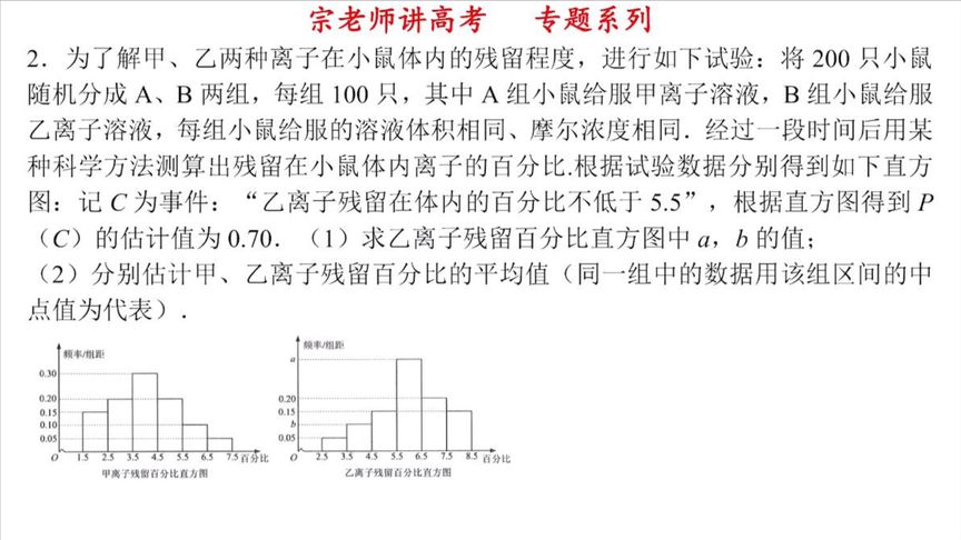 高考概率专题:频率分布直方图基础题与反思(中位数求法)