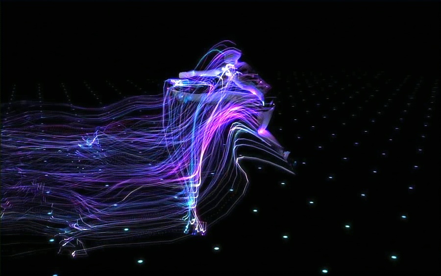 【C4D练习作品】学习老鹰老师的粒子练习作品