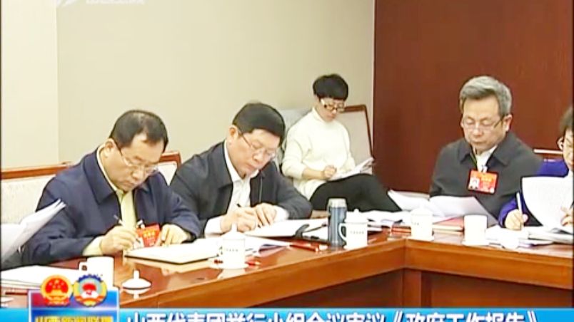 山西代表团举行小组会议审议《政府工作报告》