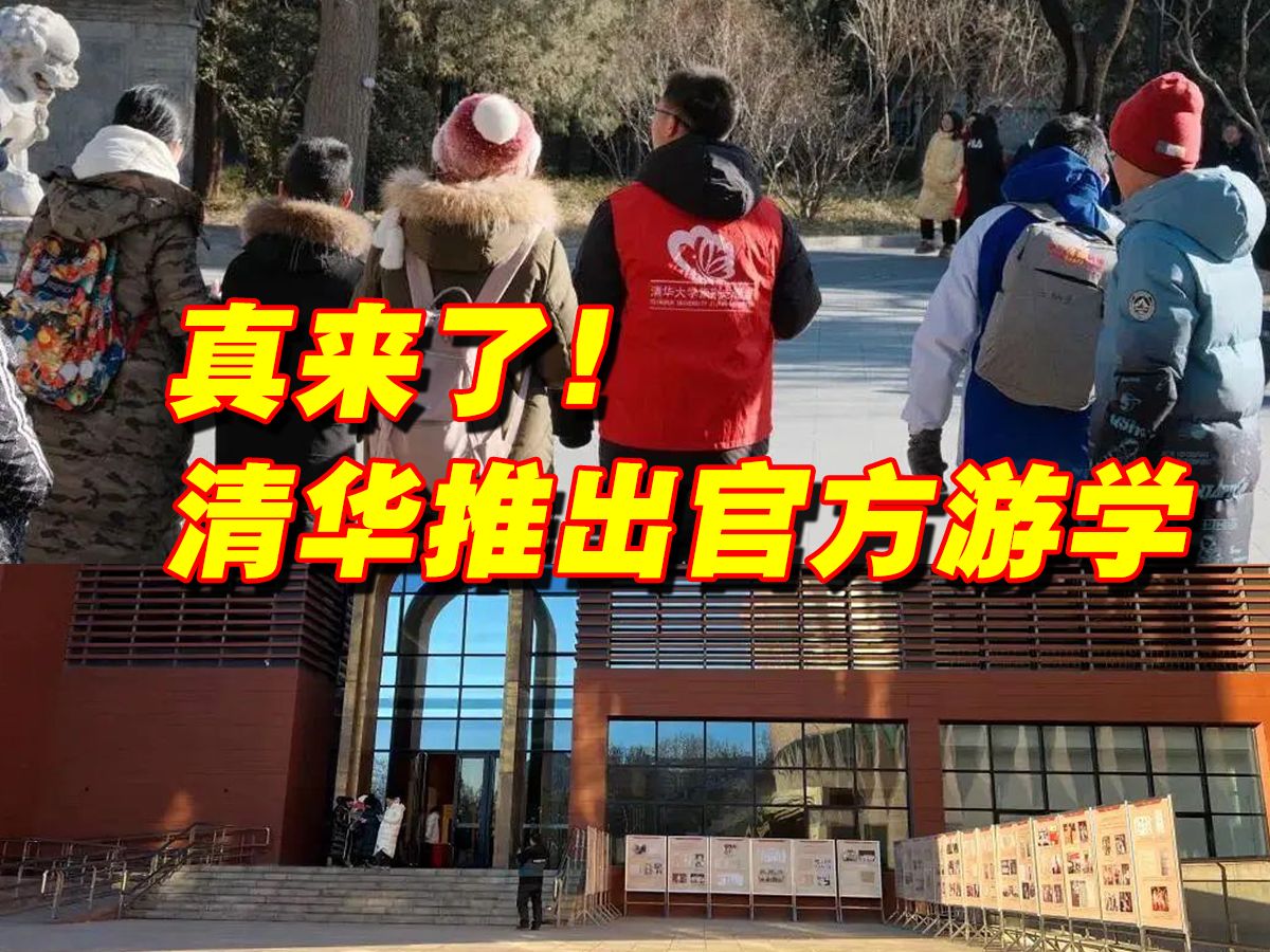 真来了!清华推出官方游学,不收费哒!