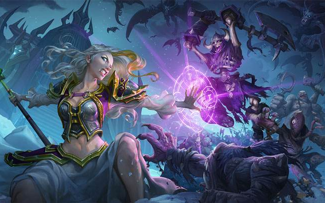 炉石传说冒险模式冰封王座的骑士对阵呜喵王攻略终章完结