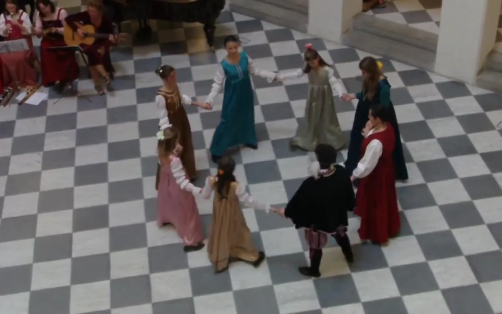 【文艺复兴时期舞蹈】勃艮第的布朗斯勒舞蹈(Branle de Bourgogne - ...