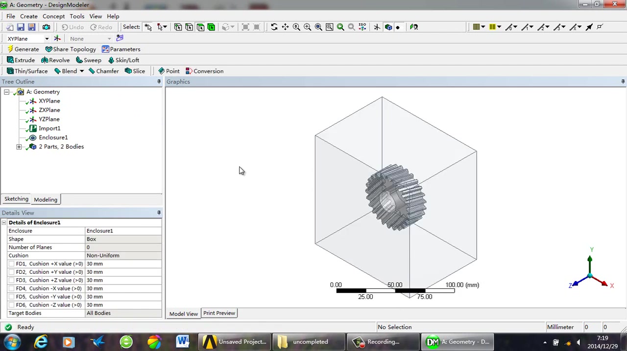 #ANSYS# workbench 齿轮淬火瞬态热分析