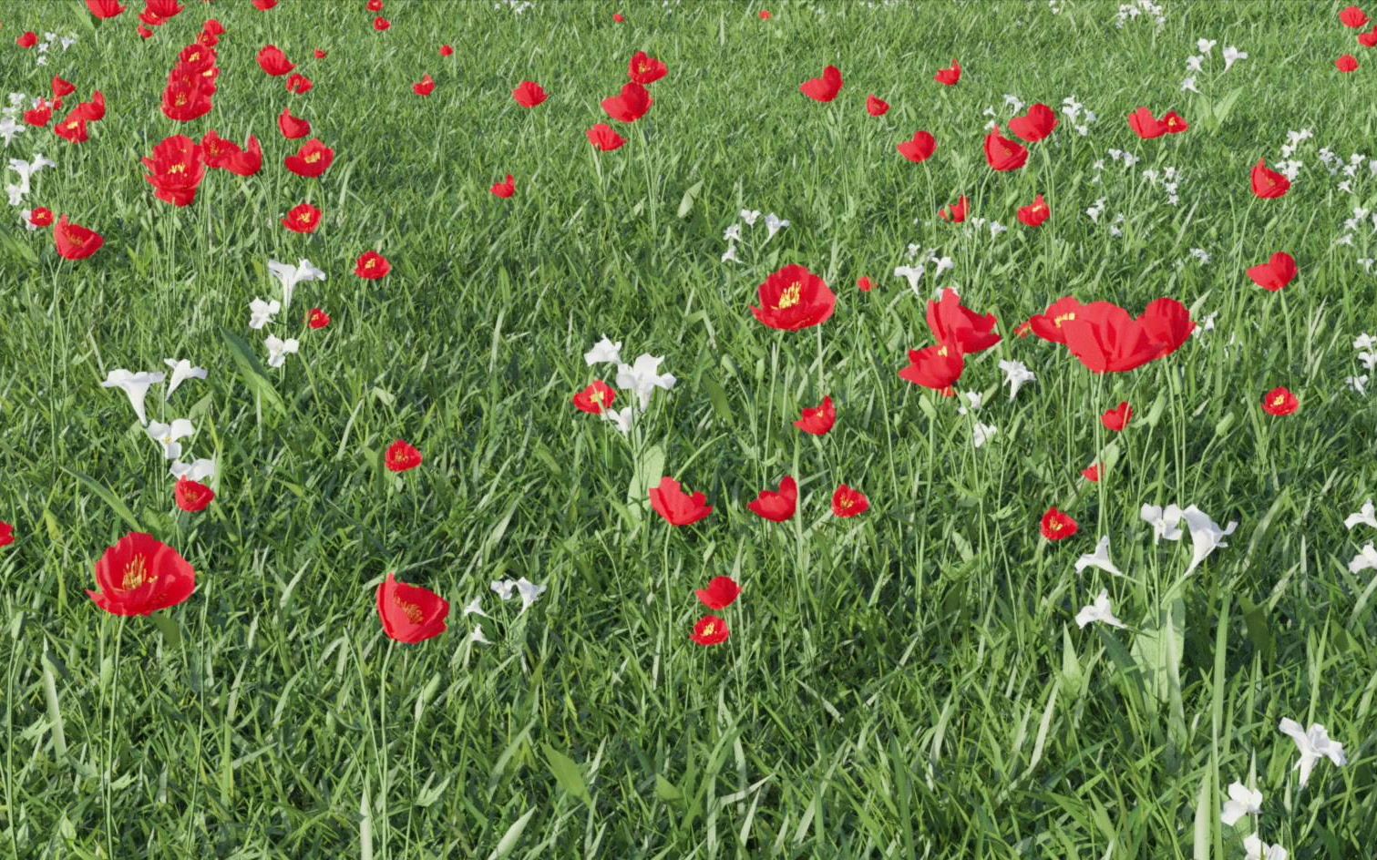 【中文字幕】Blender使用Scatter插件制作照片级草地