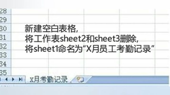 如何用Excel简单制作员工考勤表?其他类似表格通用哦!