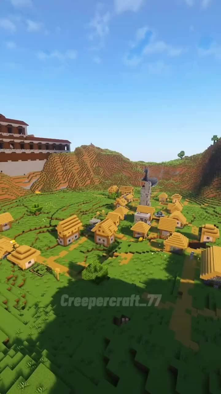 我的世界上下连接的城堡