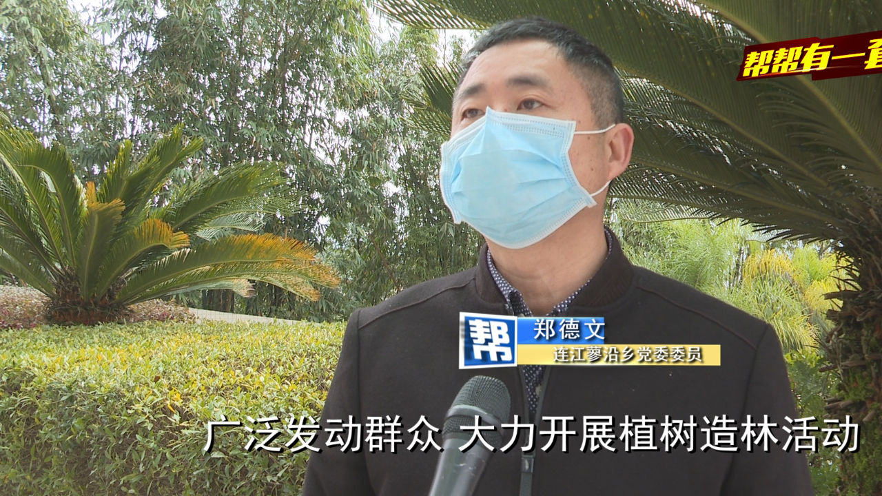 挖坑、植树、培土,福州连江广大党员走出户外,开展植树造林活动