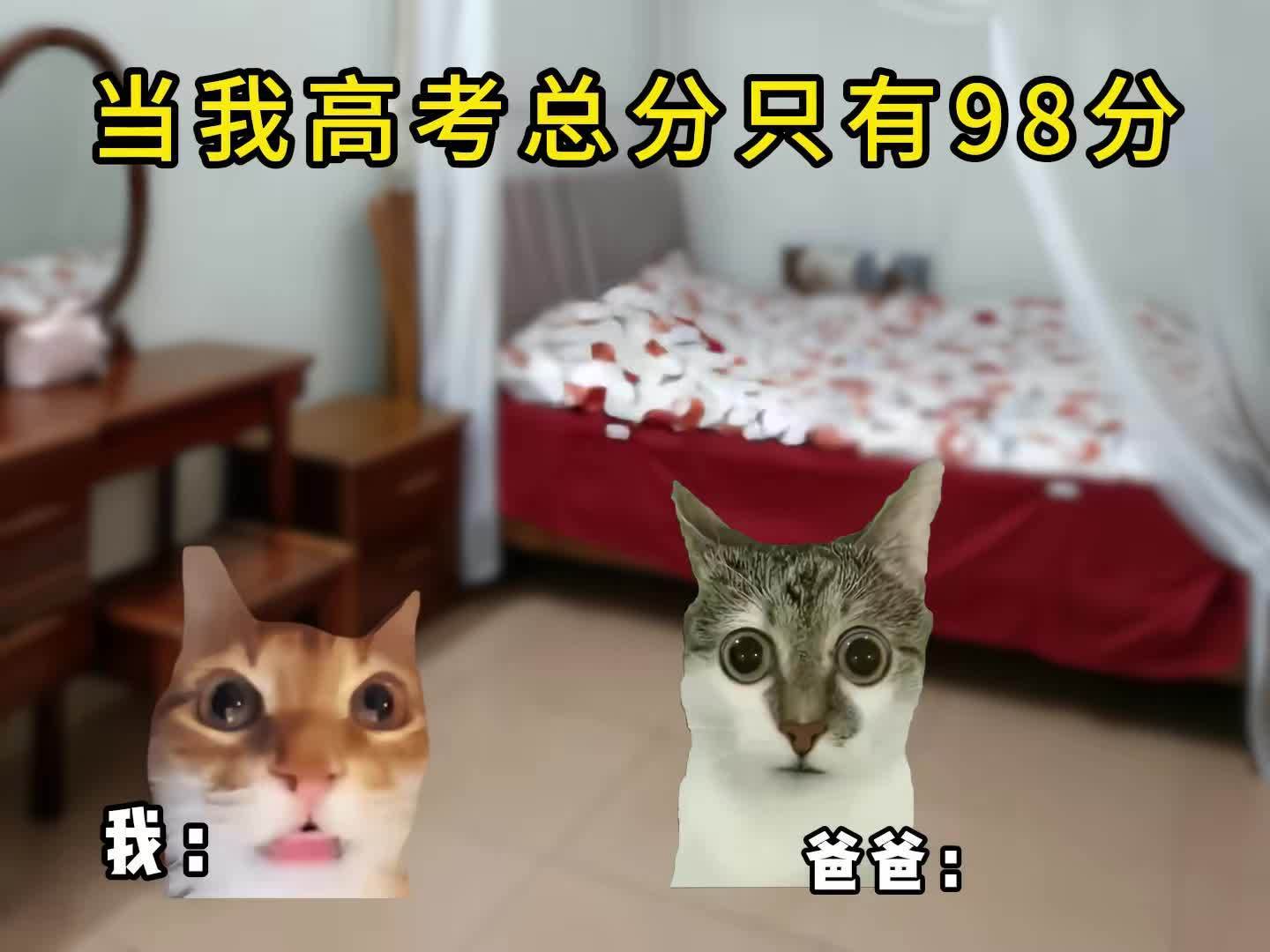 但我高考总分只有98分