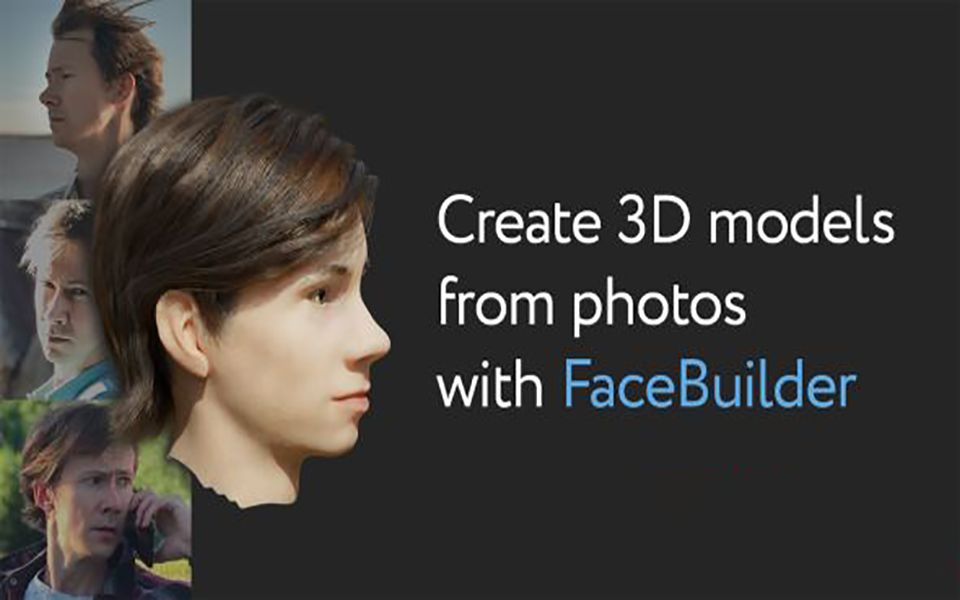 Blender根据图片制作面部模型插件 KeenyTools FaceBuilder v2.1.1 For ...