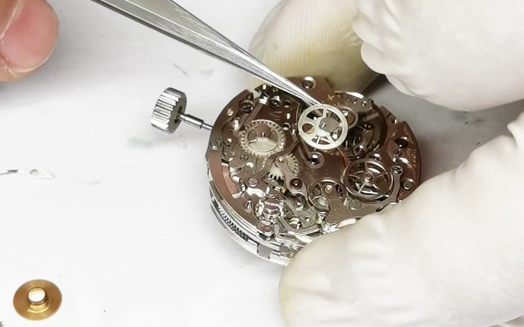 简单维修一只古董计时表