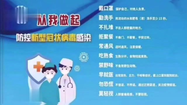 面对突发的“新型冠状病毒”疫情,你我应该如何正确防控。