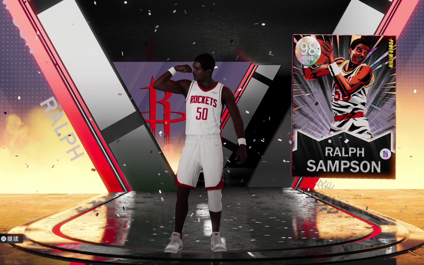 nba2k22 银河桑普森测评 小姚明 略有失望ralph sampson