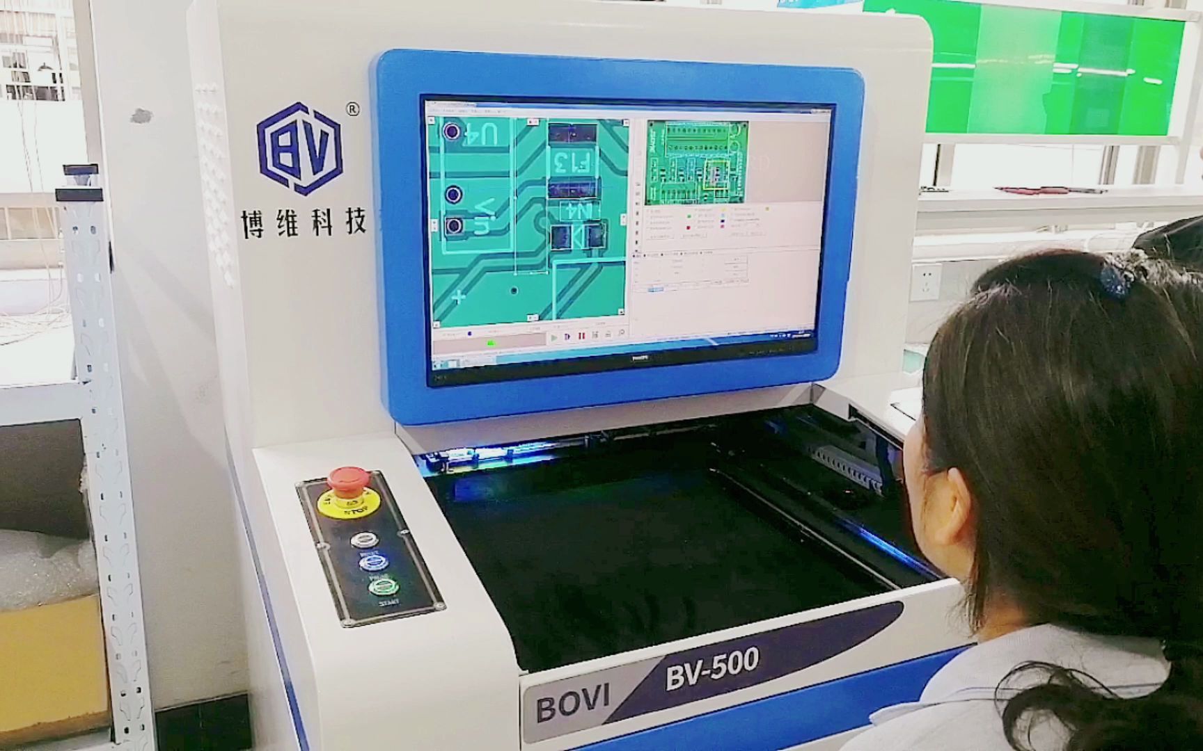 离线AOI新机培训光板的编程,检测板子纹路焊盘是否有损伤