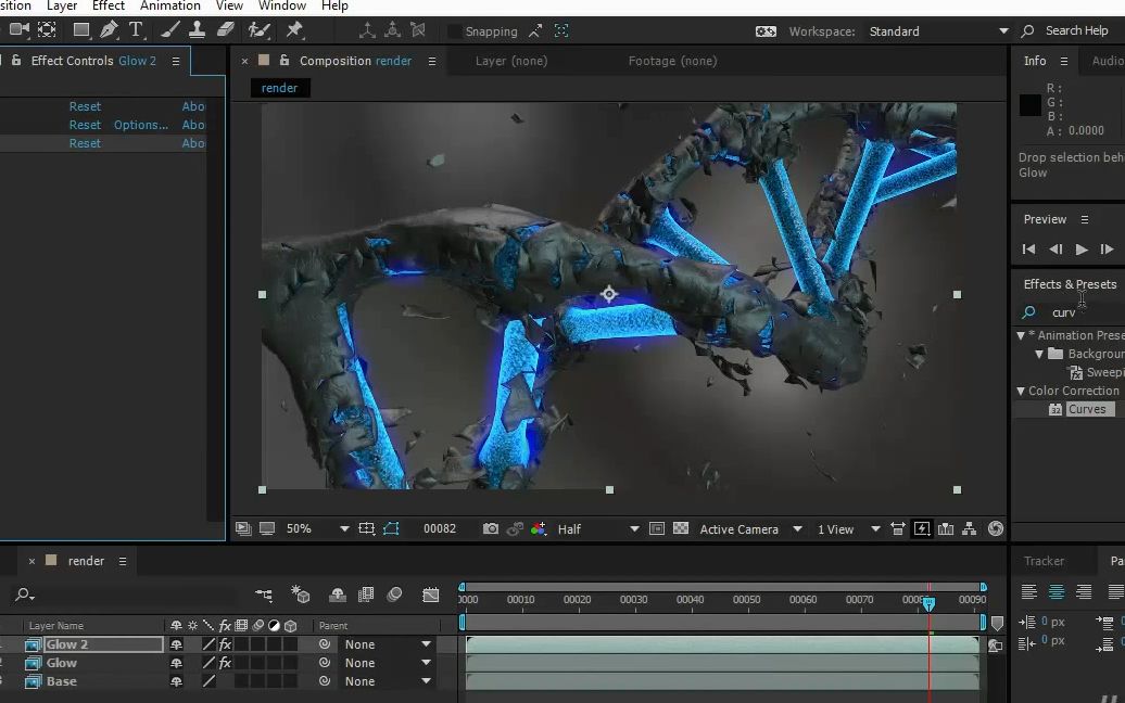 【C4D&AE制作DNA特效案例】【C4D教程】【C4D动画】【C4D...