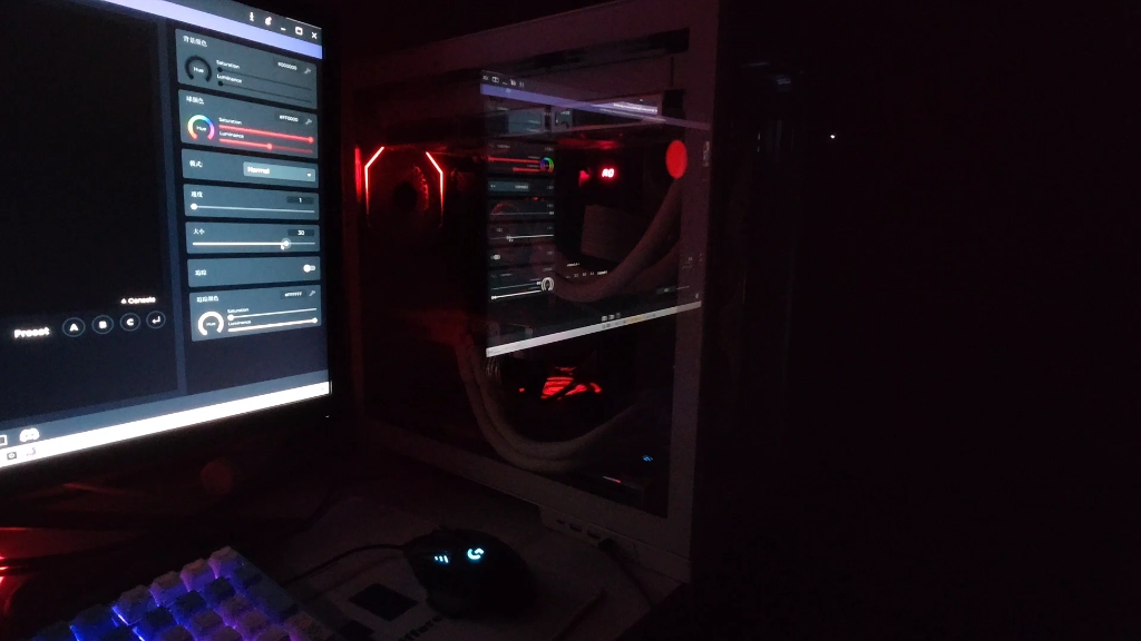 新装的4090水神,用signalrgb实现异步rgb,可以控制每一个灯珠,就是...